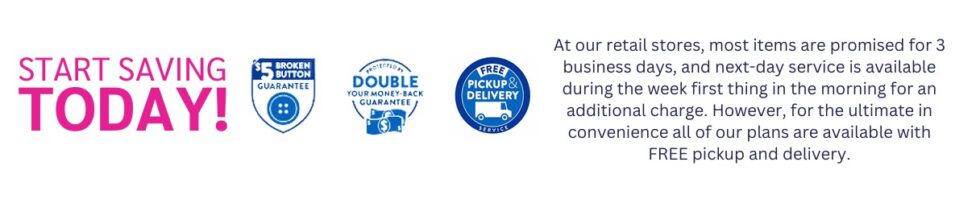 Time Saver Plans | The Dry Cleaning Factory